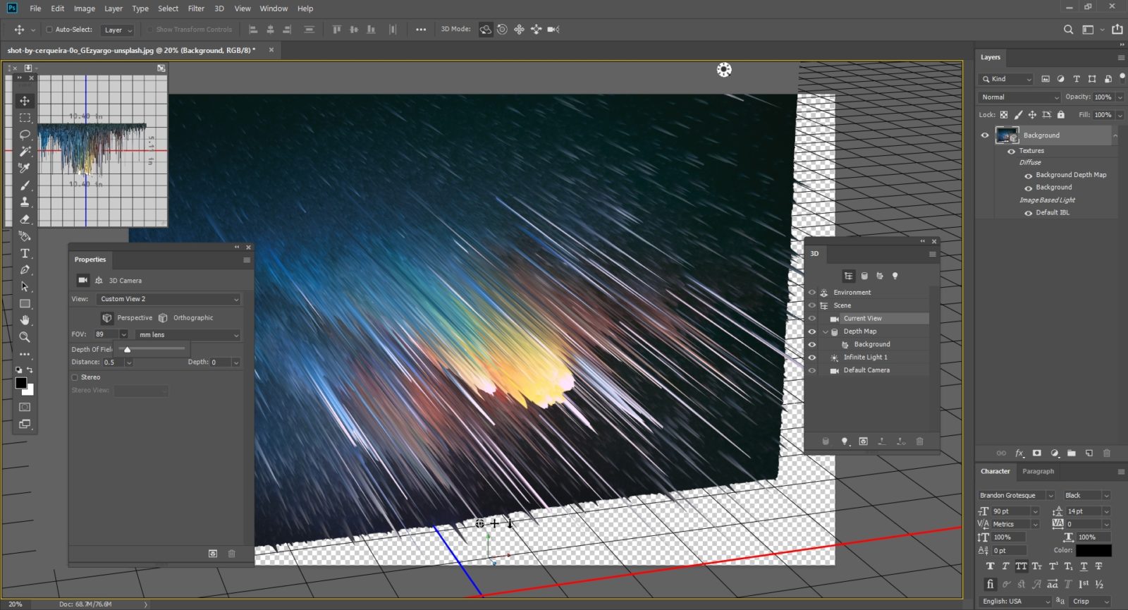 Use Photoshop 3D Tools To Make An Abstract Design | Tutorial