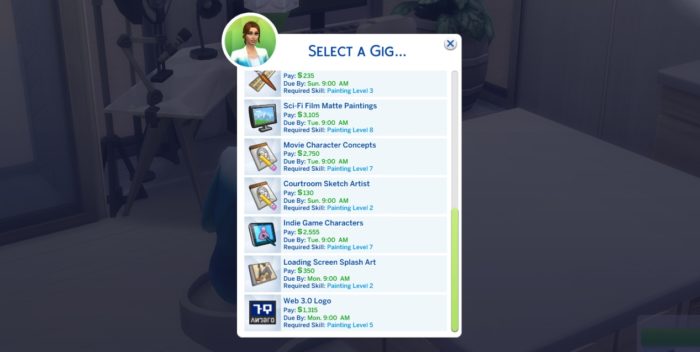 Sims 4 Graphic Designer Career | Living My Best Life