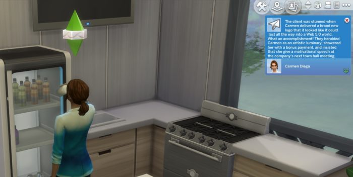 Sims 4 Graphic Designer Career | Living My Best Life